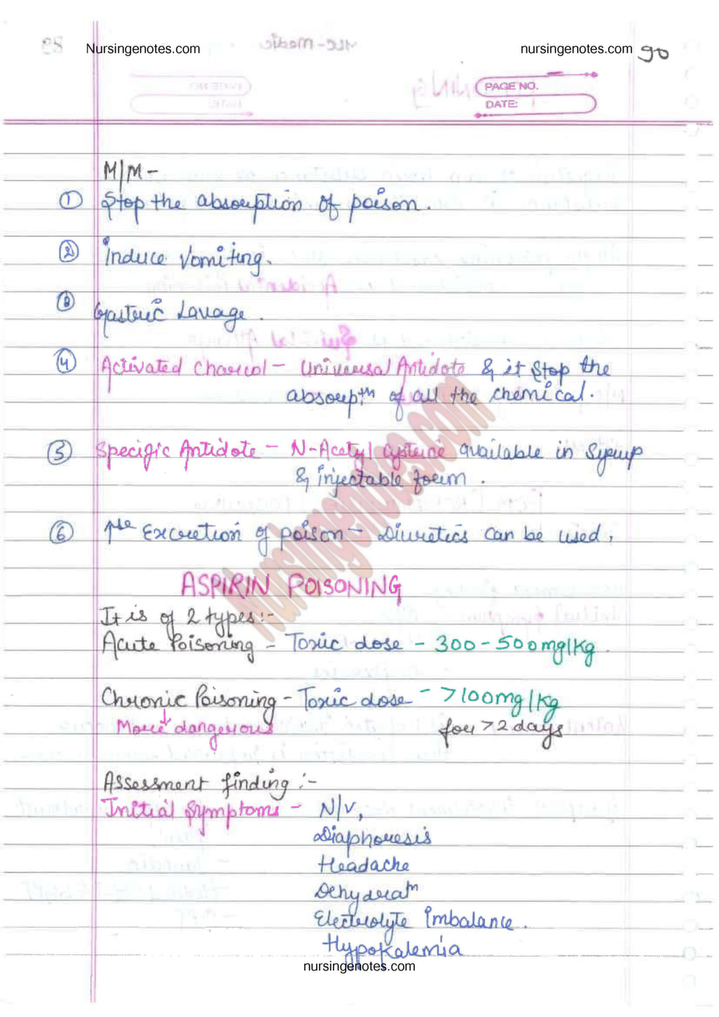 Child Pediatric Health Nursing Notes -BSC NURSING - NursingNotes