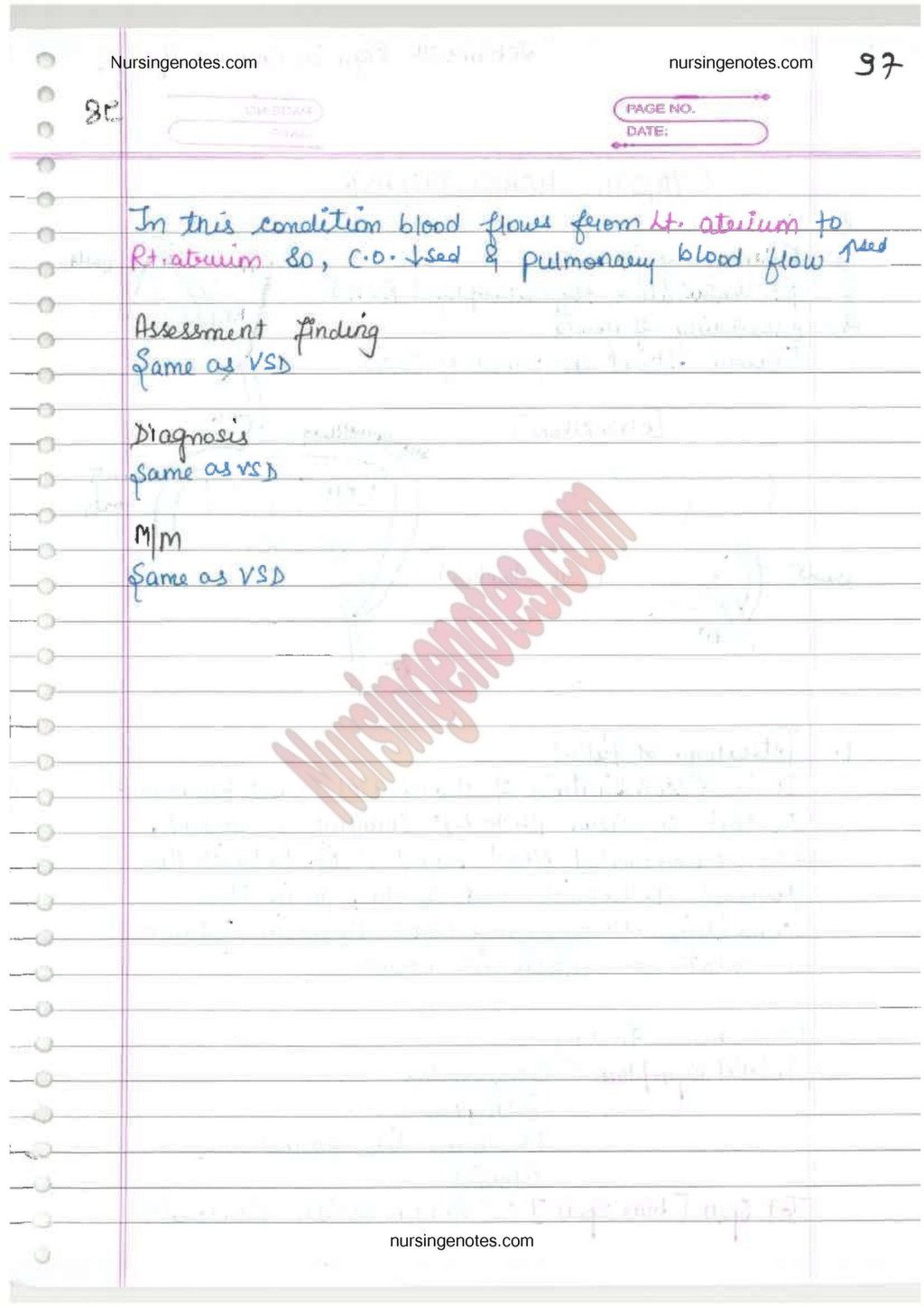 Child Pediatric Health Nursing Notes -BSC NURSING - NursingNotes